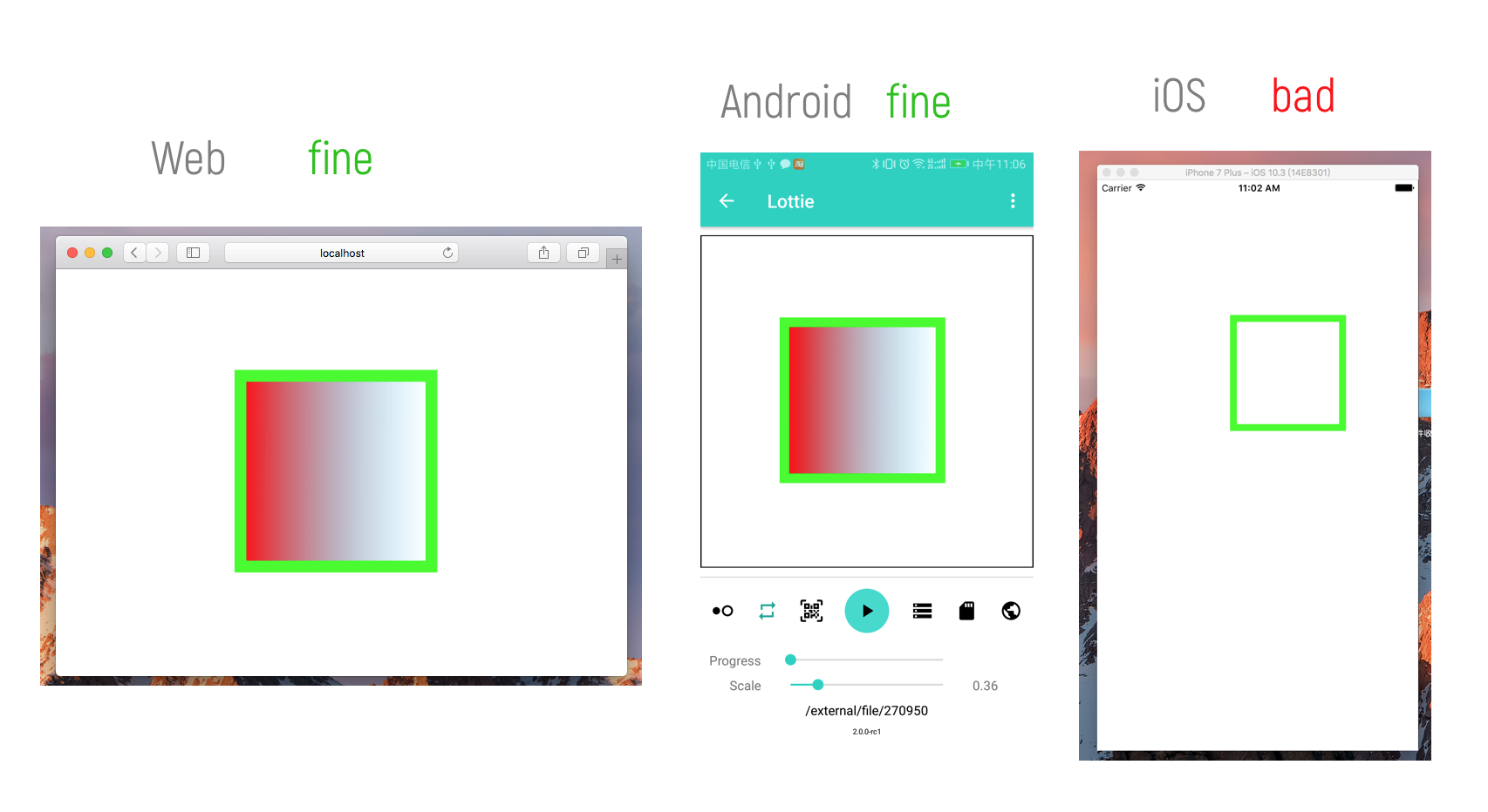Gradient Fill Not Working On Ios · Issue 522 · Airbnblottie Web · Github