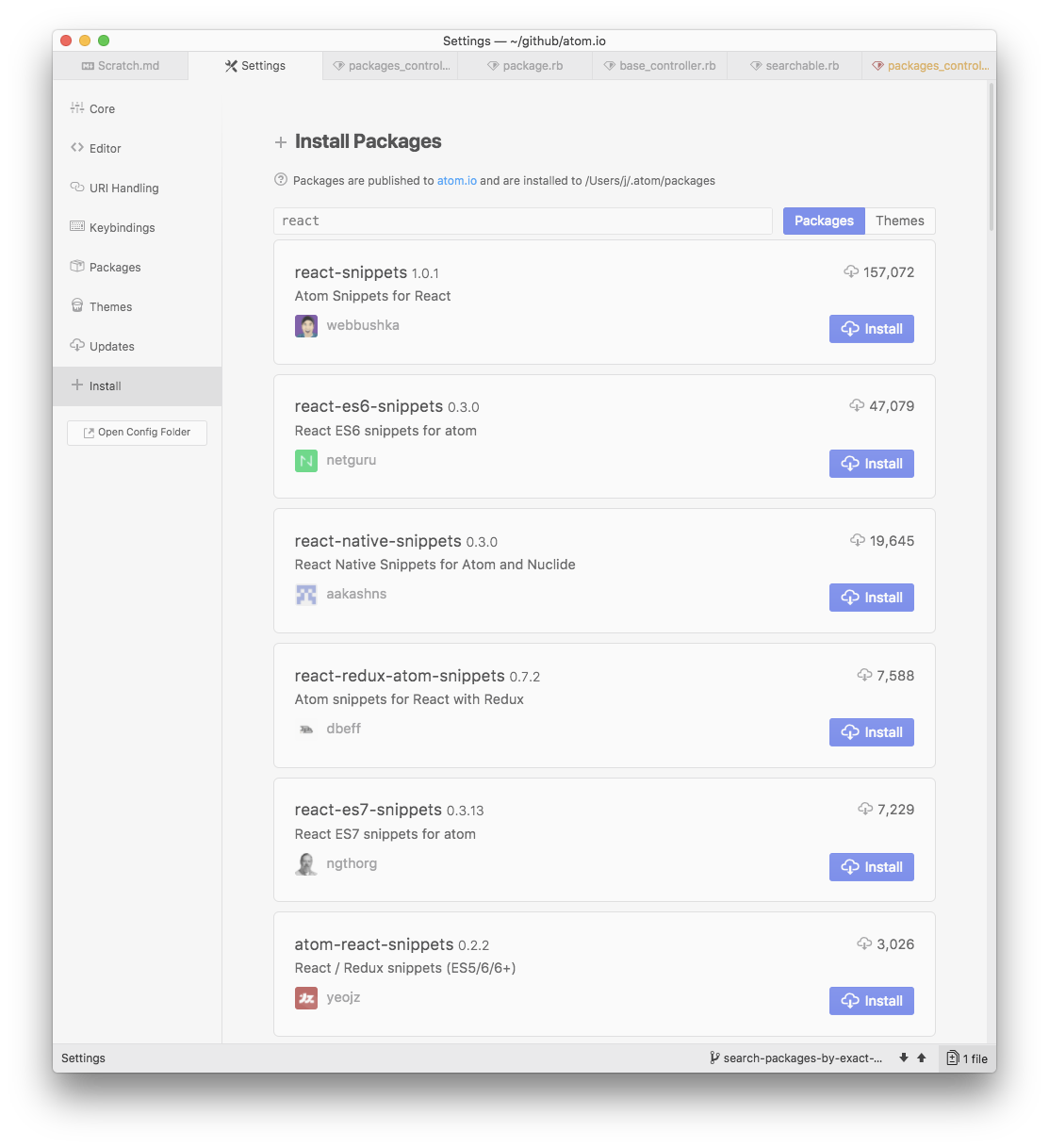 When searching for a package to install, exact name is excluded from the list · Issue #984 ...