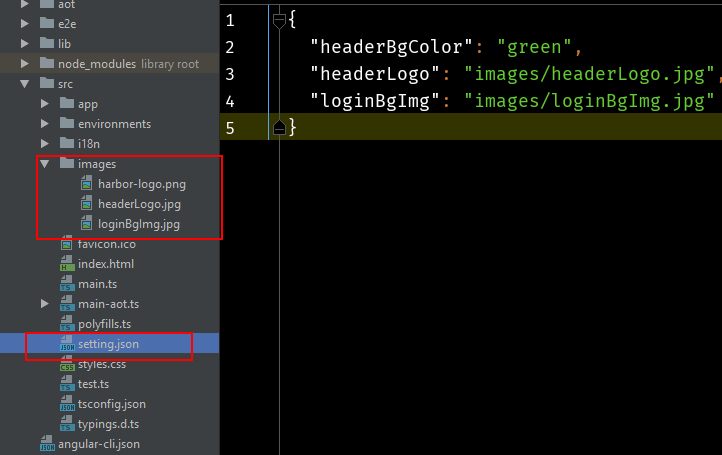 Make The Logo Header And The Login Background Picture Be Configurable · Issue 3241 · Goharbor