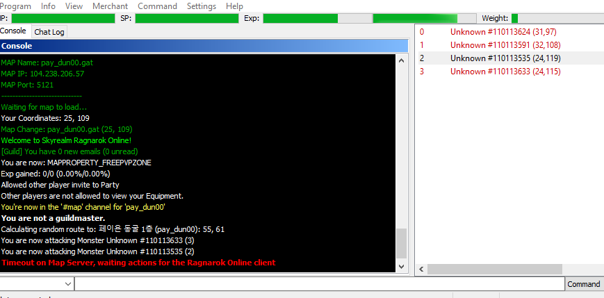 ASking for help on extracting Receive packets using PEEK · Issue #1025 · OpenKore/openkore · GitHub
