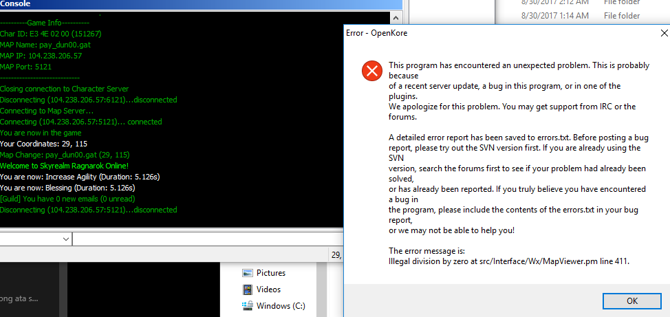 ASking for help on extracting Receive packets using PEEK · Issue #1025 · OpenKore/openkore · GitHub