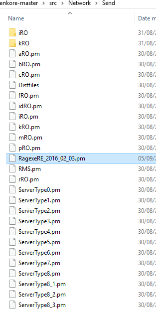 Unable to find recvpackets and servertype for version 56 · Issue #1031 · OpenKore/openkore · GitHub