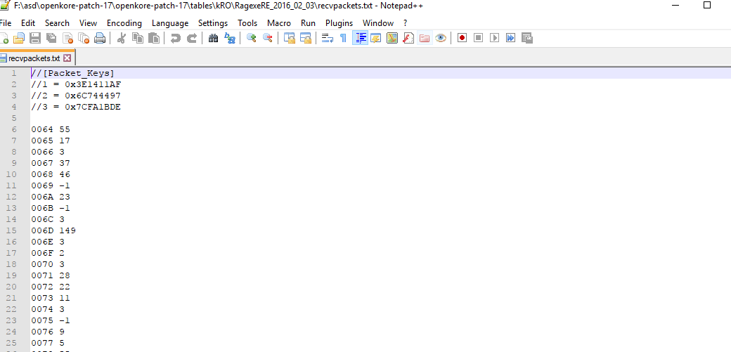 Unable to find recvpackets and servertype for version 56 · Issue #1031 ...