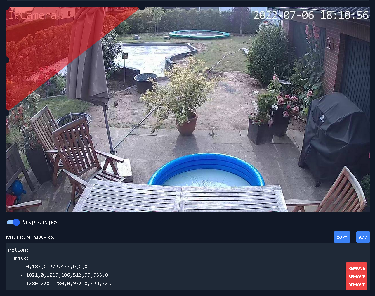 Clarification about motion masks · blakeblackshear frigate · Discussion ...