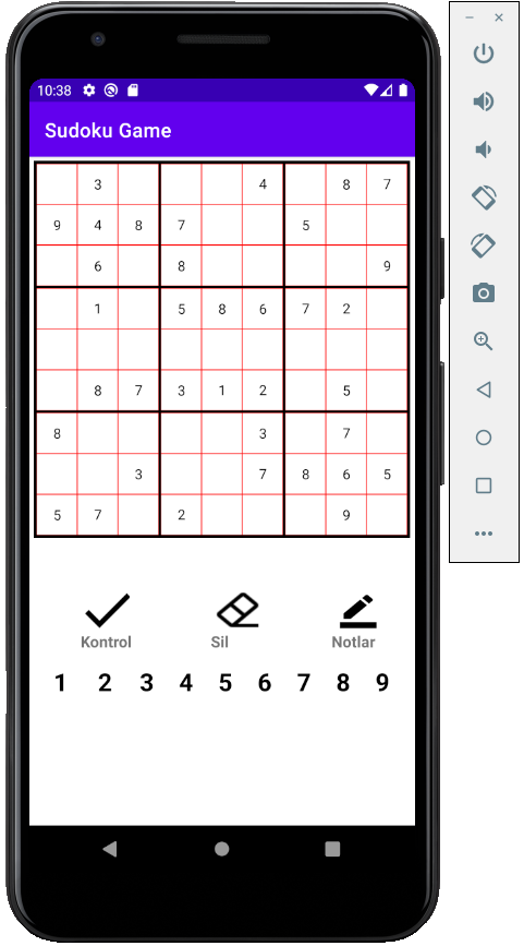GitHub - edayzn/SudokuGame: SudokuGameDeneme