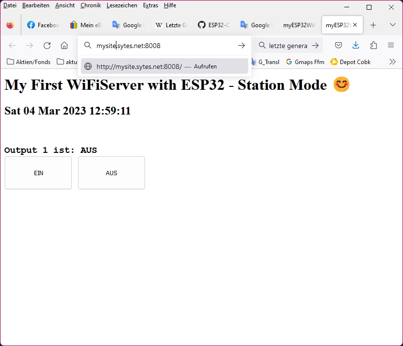 ESP32-CAM module: how to start the WiFi Server passing a Port (e.g., 8080 or 8008) for a static ...