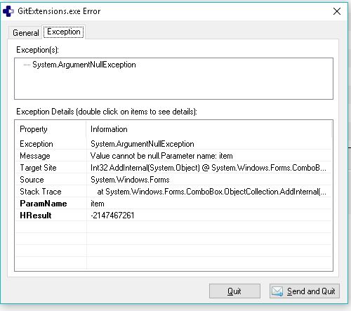 GitExtensions gives continuous System.ArgumentNullException · Issue #3806 · gitextensions ...