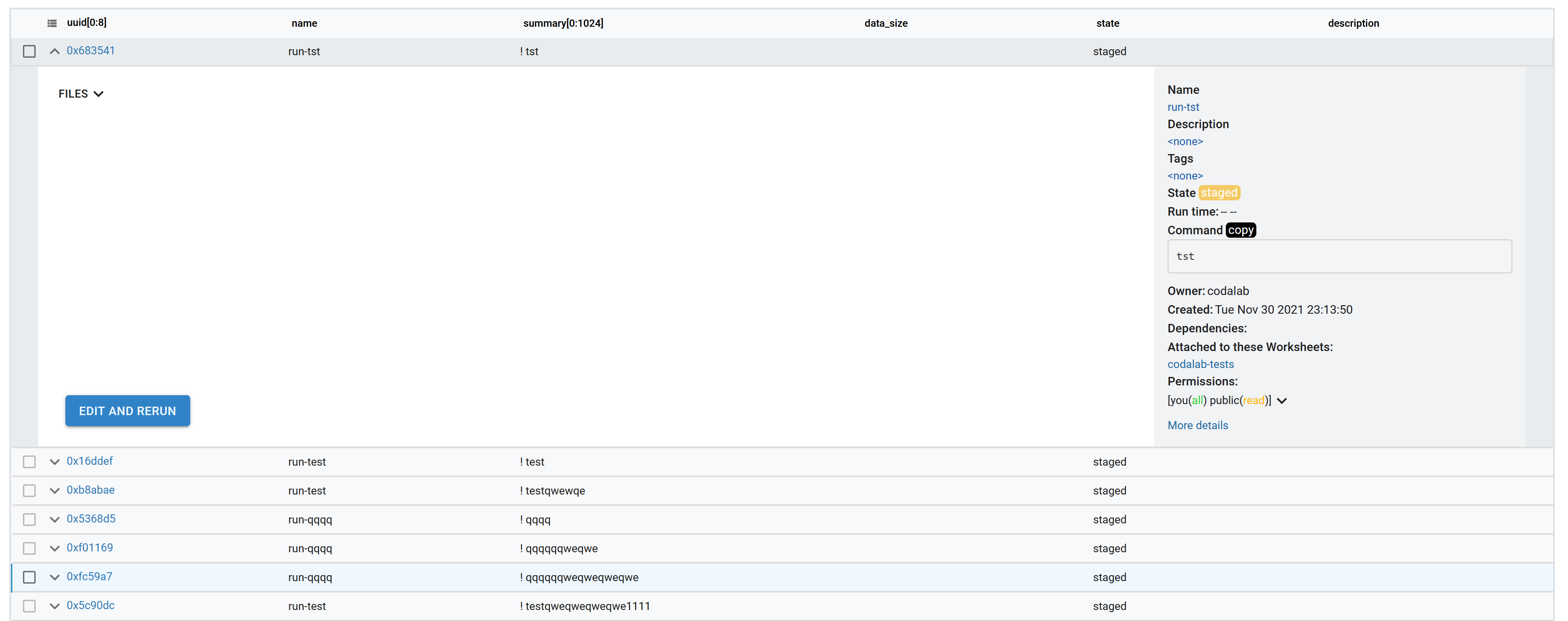 Rerun Bundle Inserted At The Wrong Position Sometimes · Issue 3593 · Codalabcodalab Worksheets 0450