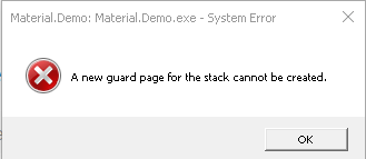 Expecting control with ThicknessTransition in DevTools cause a stackoverflow exception in some ...