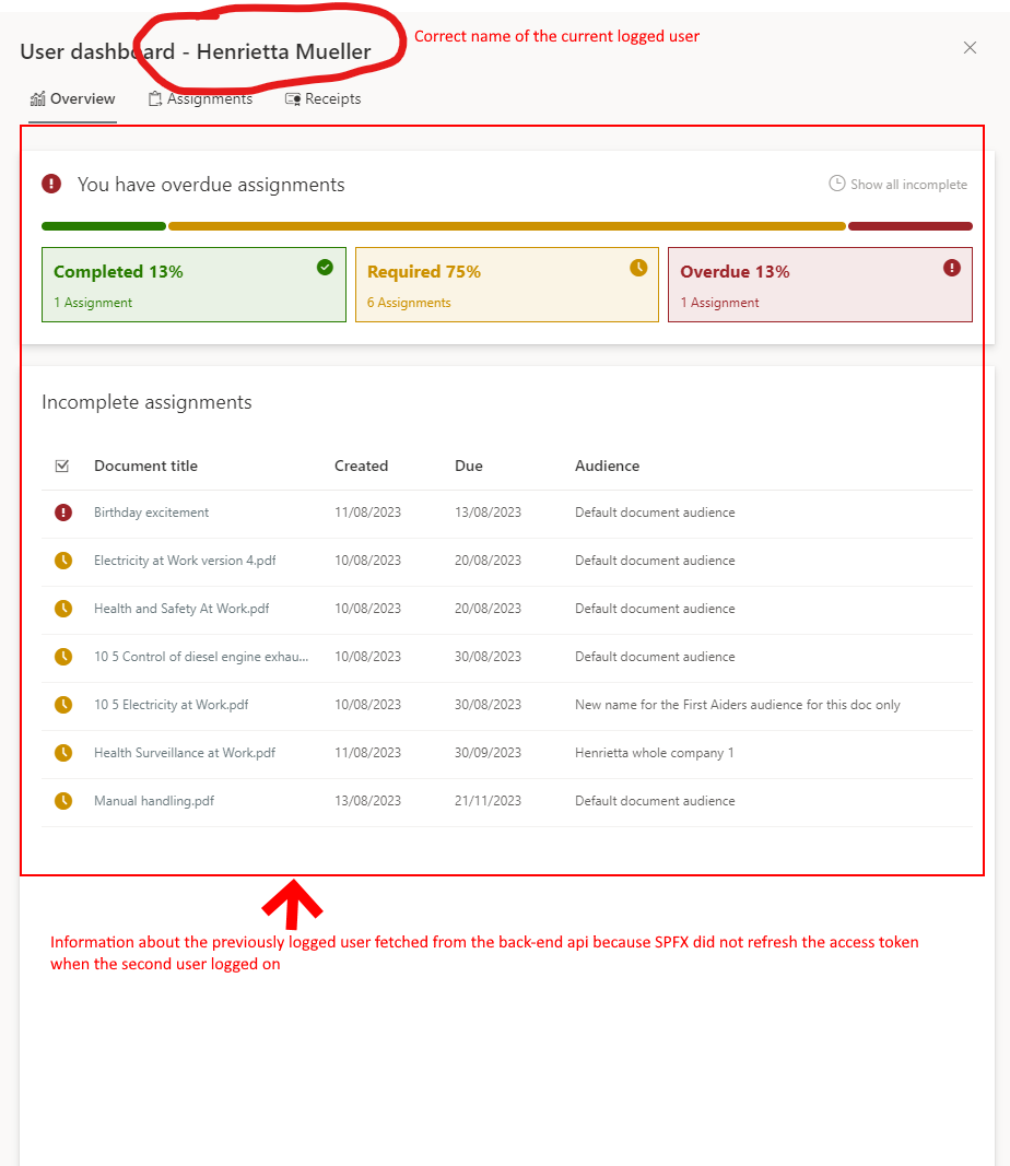 AadHttpClient doesn't refresh the token when we sign in with another account · Issue #9146 ...