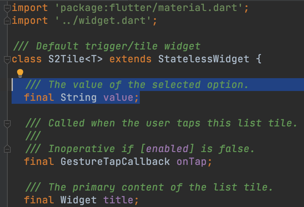 Change the value of the selected option from String to Text Widget · Issue #102 · davigmacode ...