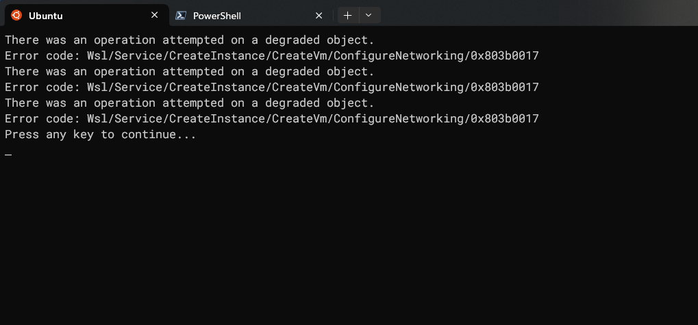 WSL can't start: Error 0x803b0017 · Issue #10483 · microsoft/WSL · GitHub