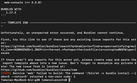 Problemas con bundler · Issue #53 · iic2143-2019/proyecto · GitHub