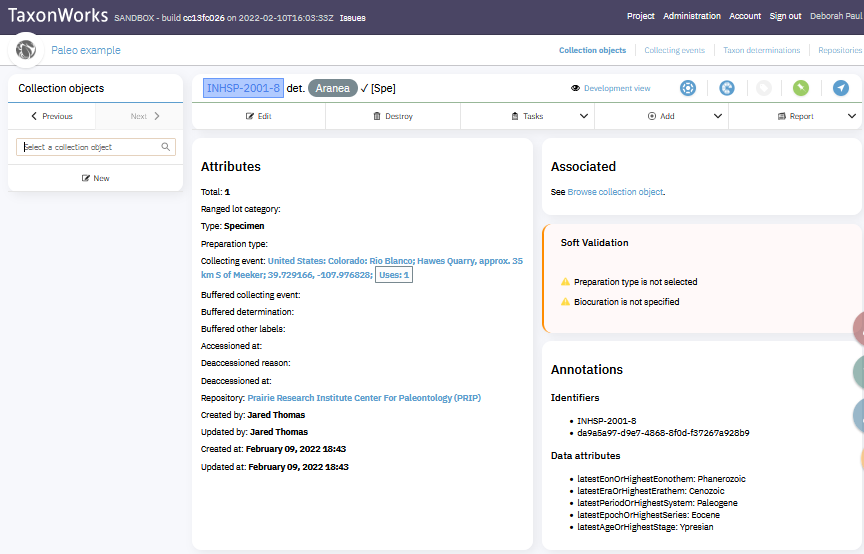 Bug Collection Object Custom Data Attribute Values Dont Appear In Comprehensive After Dwc