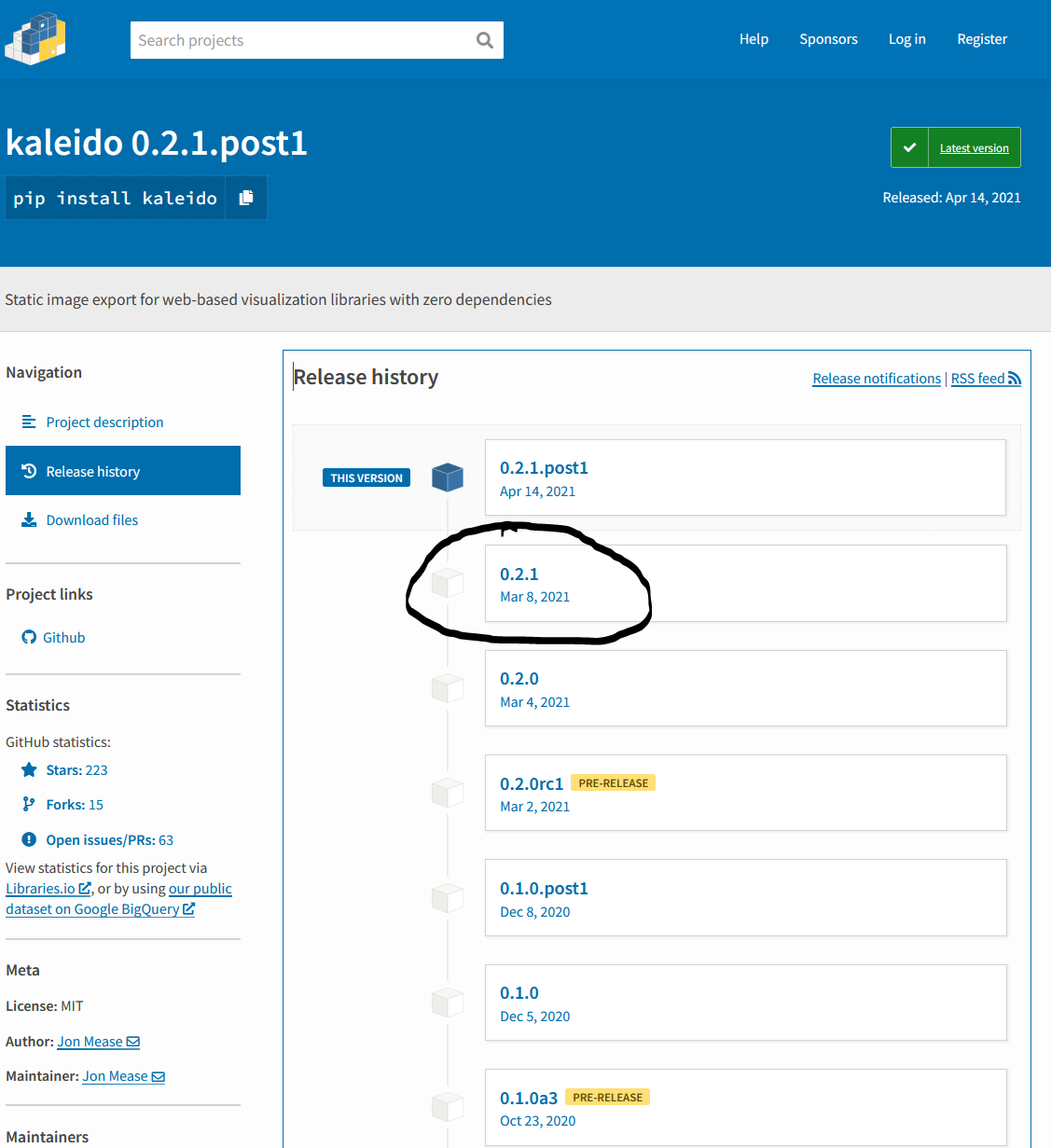 Please change requirement of kaleido==0.2.1 to kaleido==0.2.1.post1 · Issue #23 · andreas-vester ...