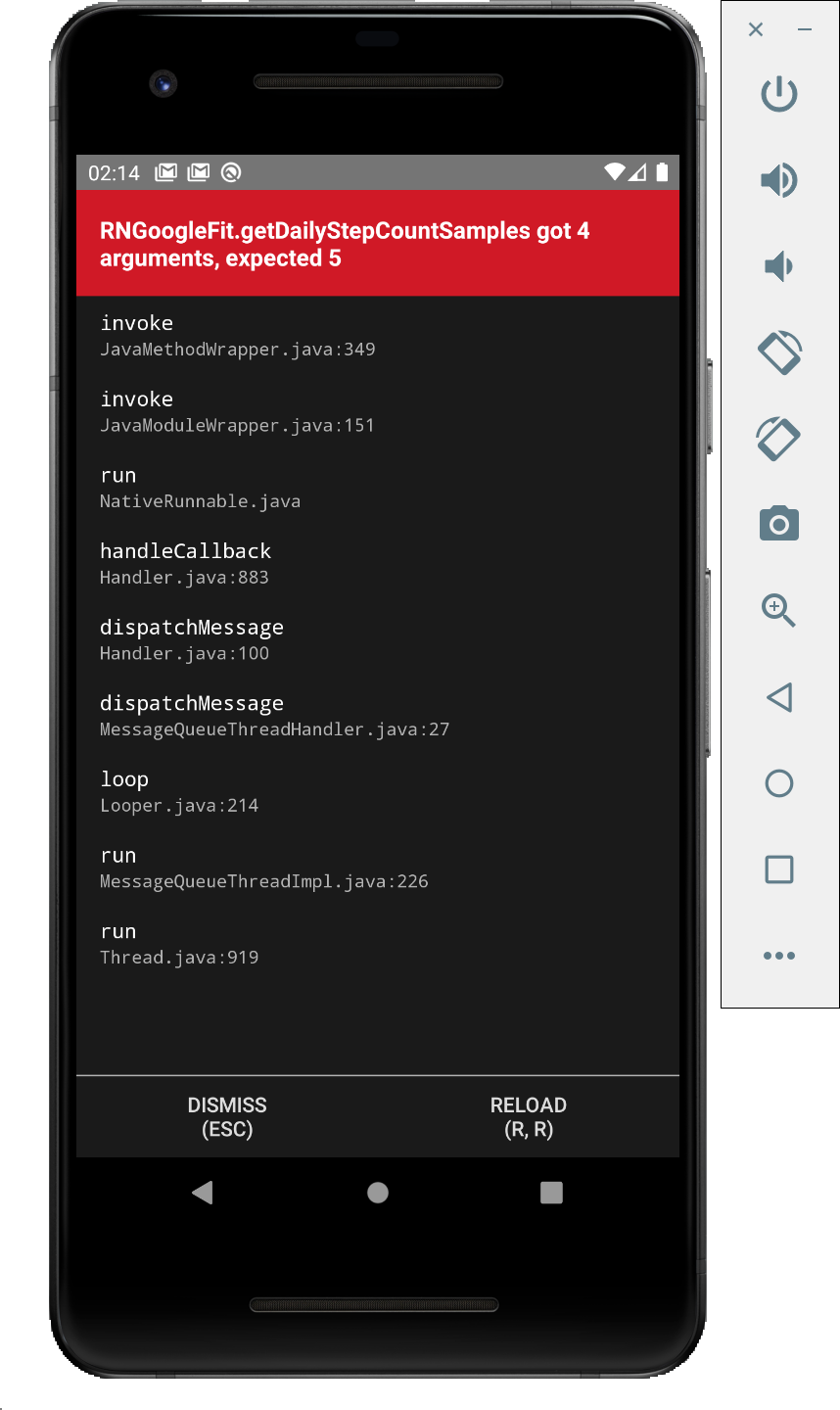 RNGooglefit.getdailystepcountsamples got 4 arguments, expected 5 · Issue #185 · StasDoskalenko ...