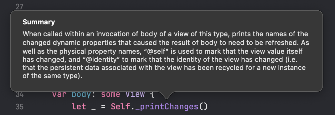 View の更新トリガーを調べるために `_printChanges()` を利用する。 · YusukeHosonuma Effective-SwiftUI · Discussion #24 ...