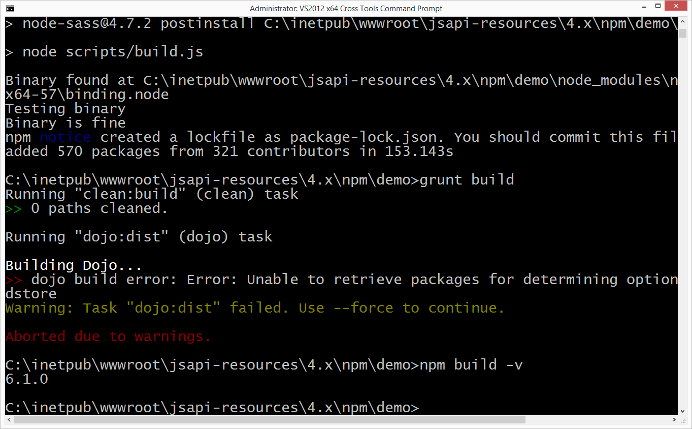 Unable to retrieve packages for determining optional package support in dstore · Issue #143 ...