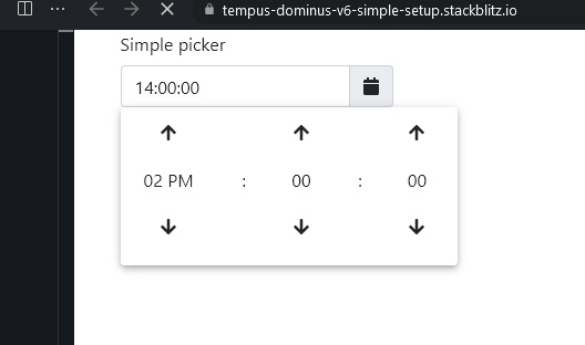 useTwentyfourHour don't show right format in time picker · Issue #2437 · Eonasdan/tempus-dominus ...