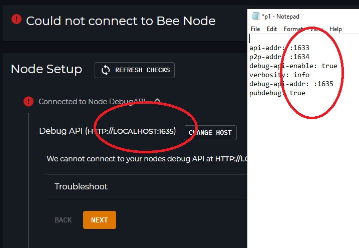 cannot connect forever issues · Issue #160 · ethersphere/bee-dashboard · GitHub