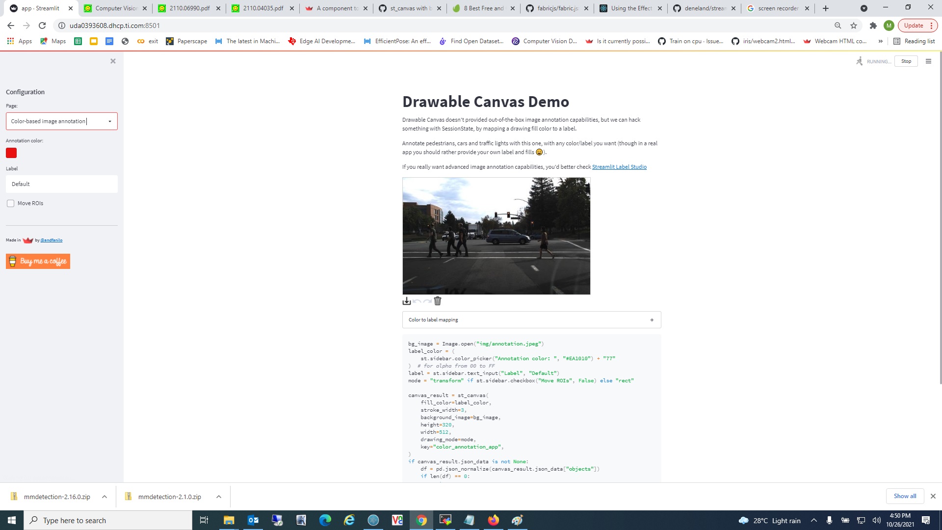 St Canvas With Background Image · Issue 3 · Andfanilo Streamlit Drawable Canvas Demo · Github