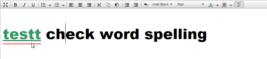 Spellchecker: formatting not preserved when word corrected · Issue #4061 · tinymce/tinymce · GitHub