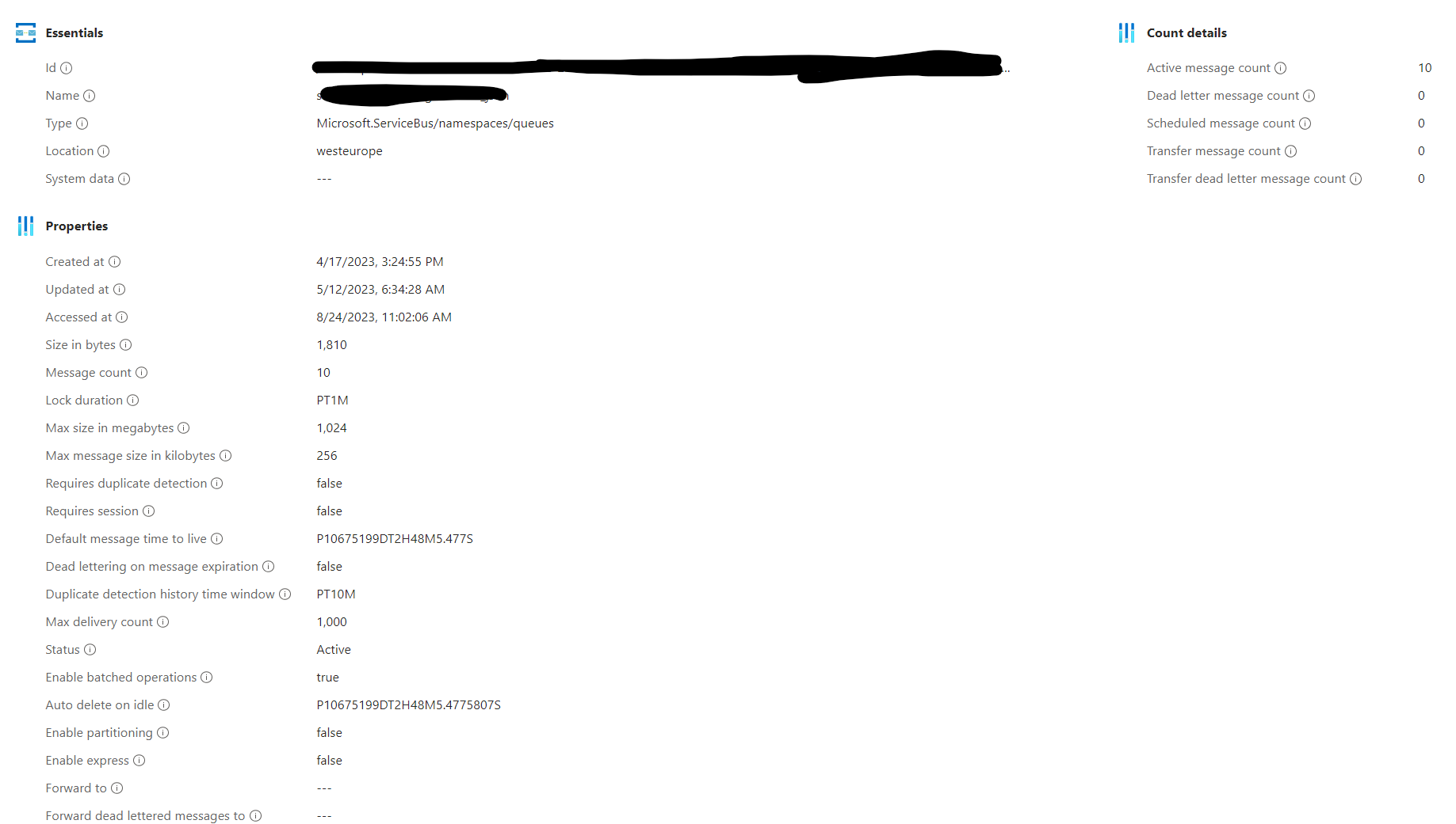 Unexpected number of runs for trigger "When one or more messages arrive in a queue (peek-lock ...