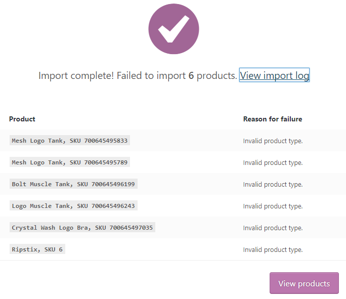 Product Is Not Importing with the New Built In Importer/Exporter for ...