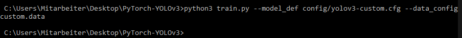 can not run the train.py · Issue #577 · eriklindernoren/PyTorch-YOLOv3 · GitHub