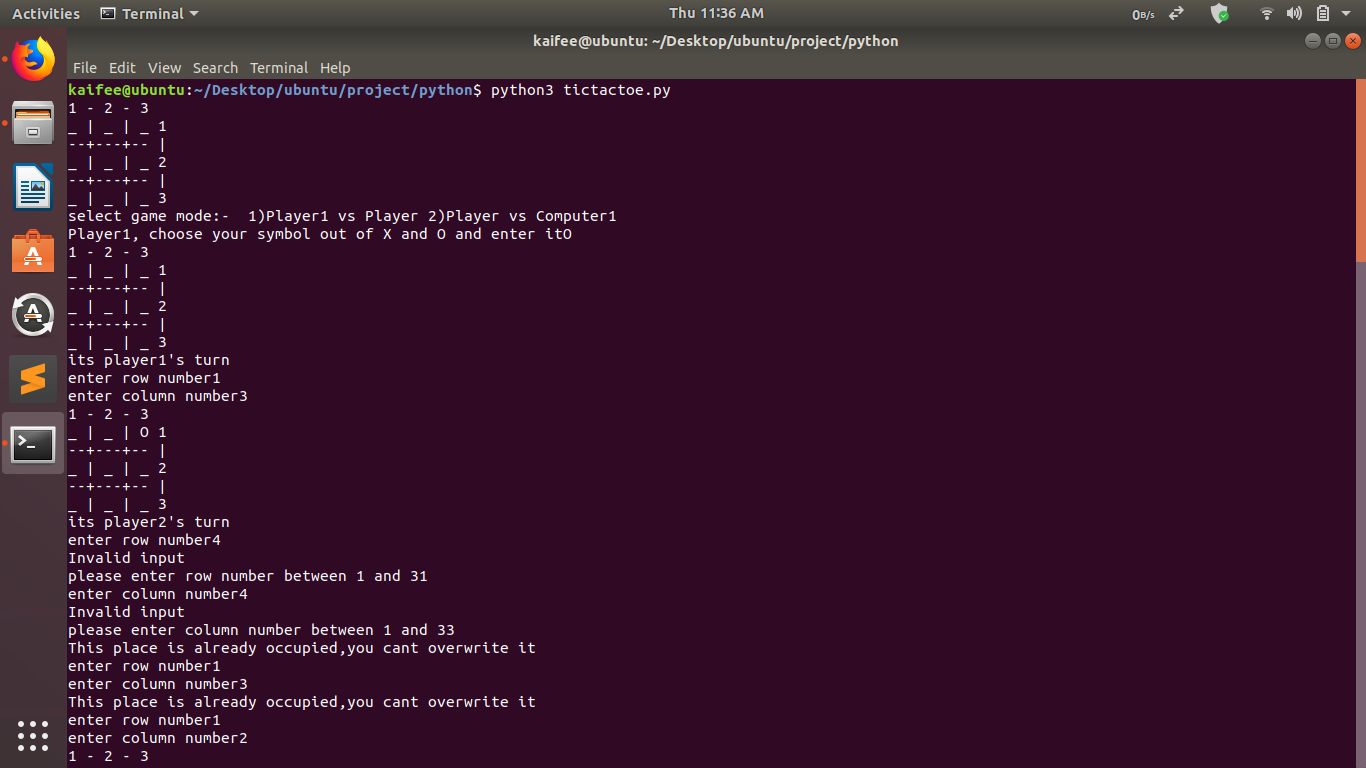 GitHub - sakaifee/Project_Tic-Tac-Toe: Tic Tac Toe (using Python)