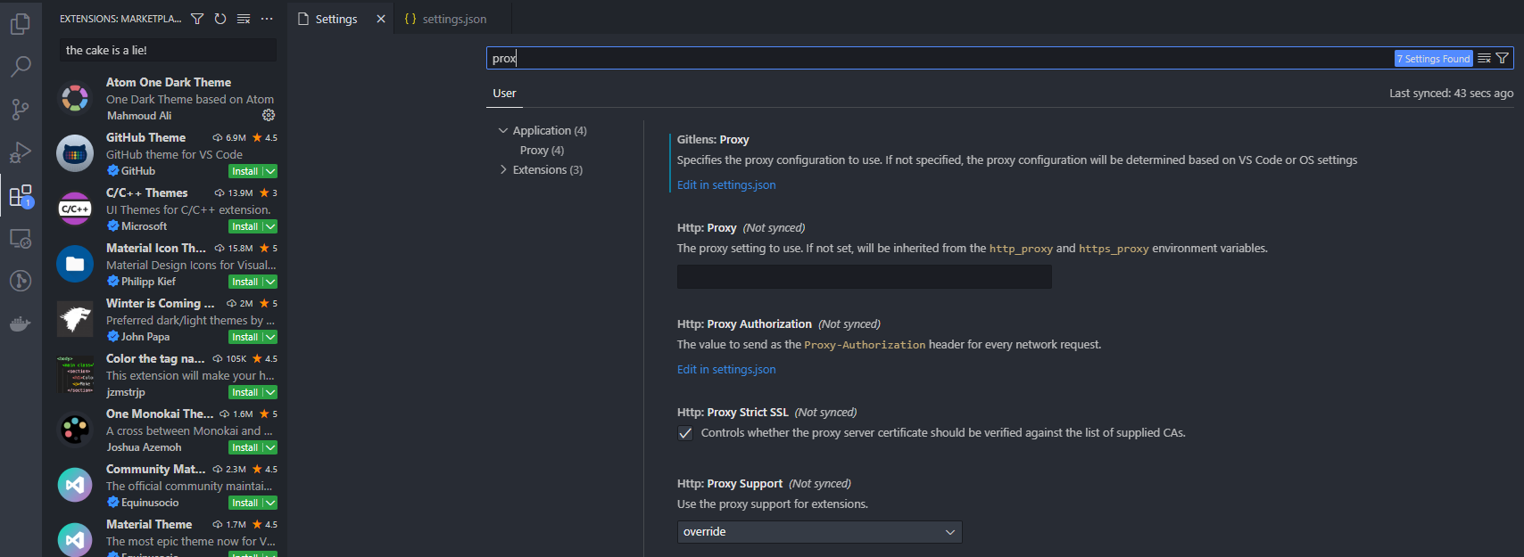 XHR Failed on trying to install plugins via Visual Studio code · Issue #34385 · microsoft/vscode ...