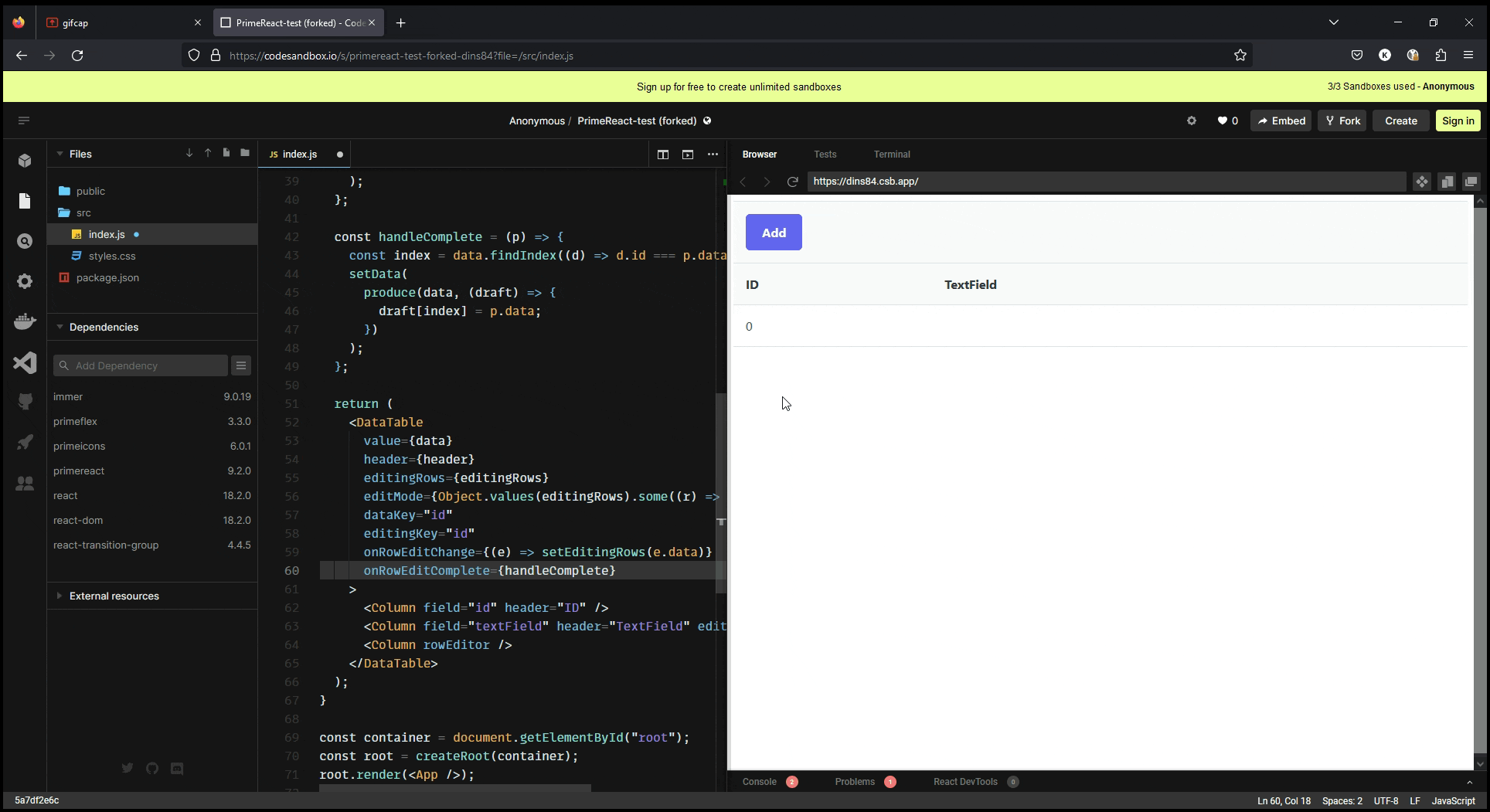 DataTable: cells stuck in edit mode when switching edit modes · Issue ...