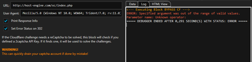 [BUG] CF Bypass ERROR · Issue #397 · openbullet/openbullet · GitHub