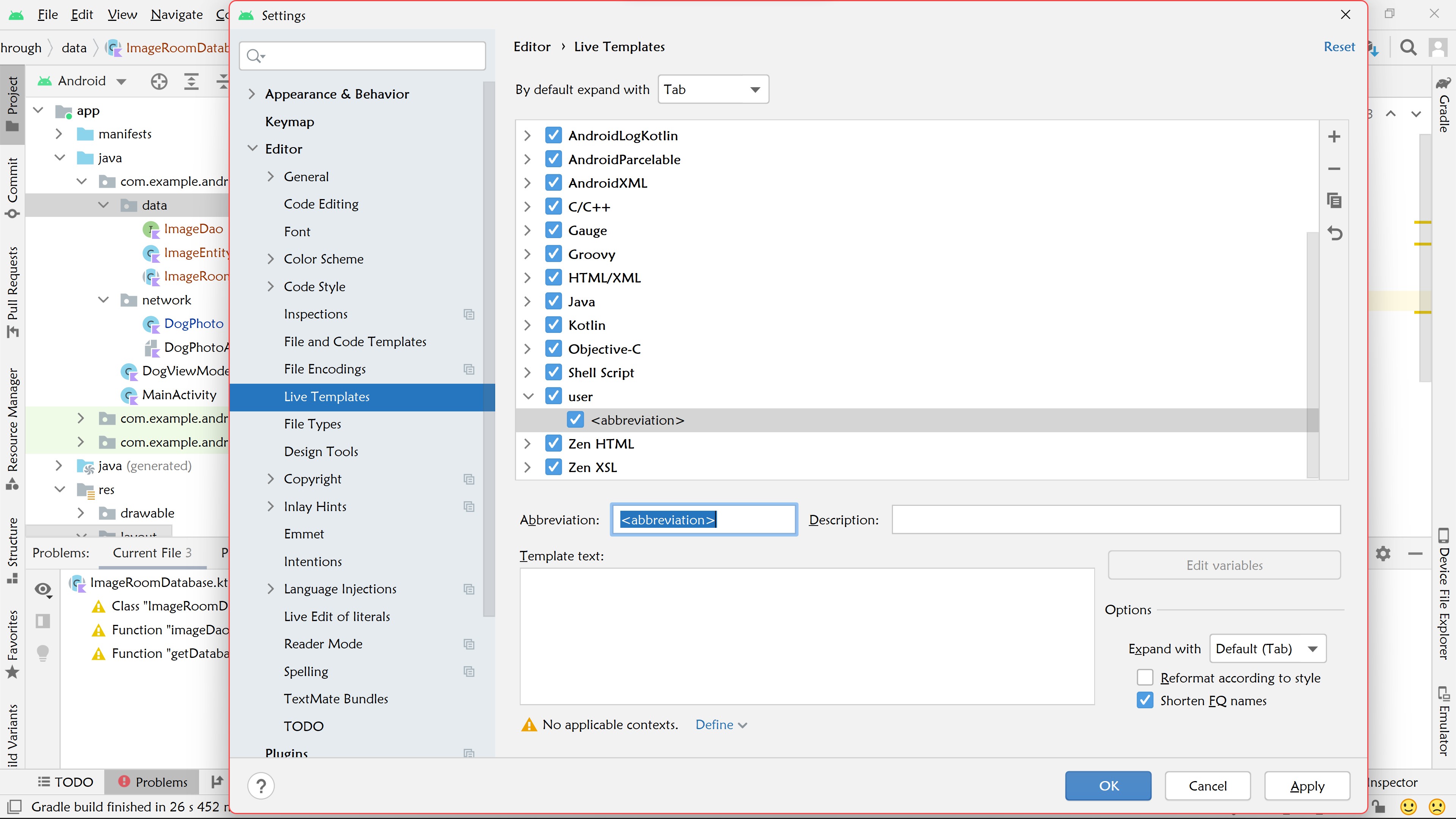 GitHub - ladybando/RoomDatabaseTemplate: Basic template to implement a ...