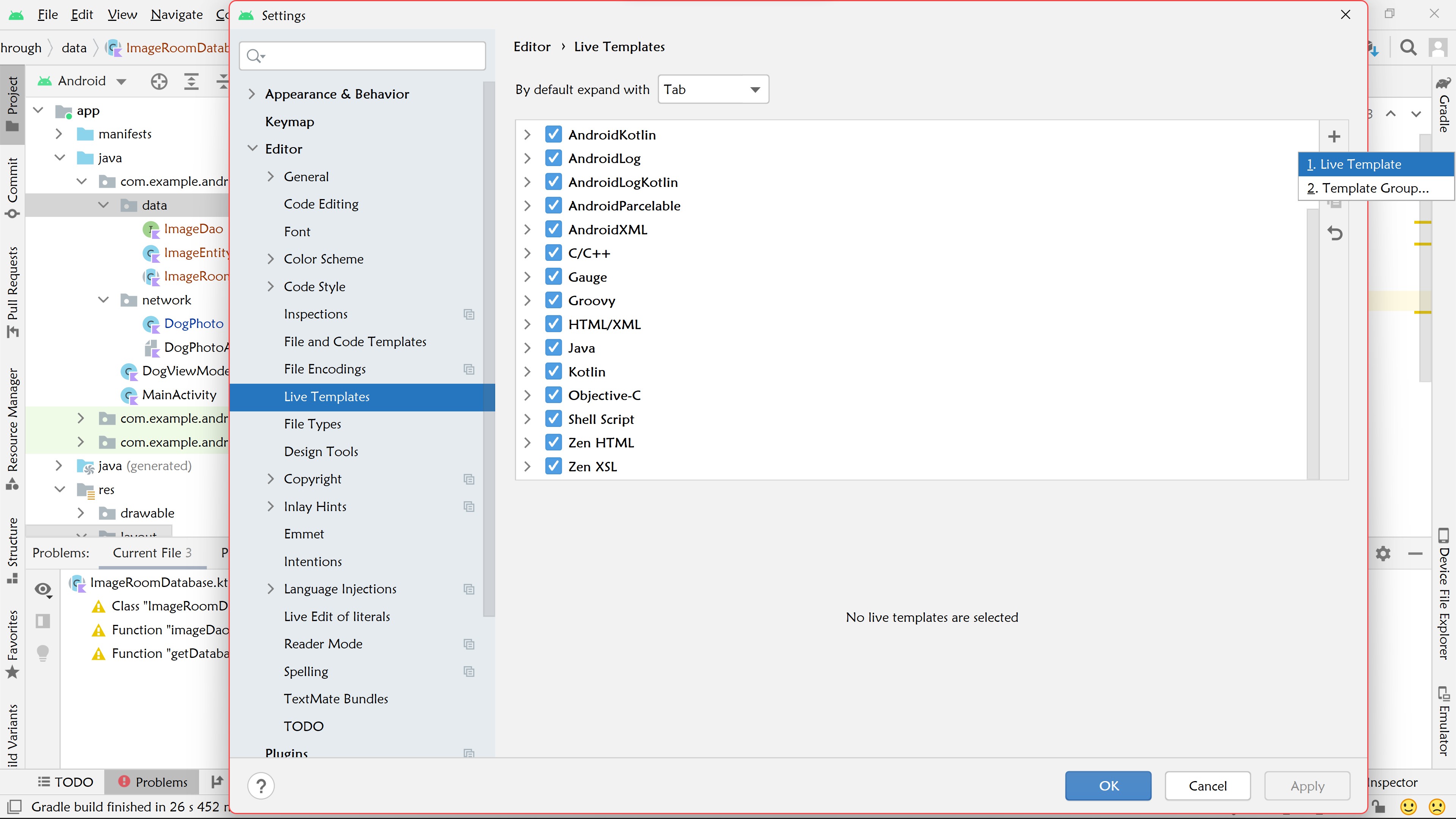 GitHub - ladybando/RoomDatabaseTemplate: Basic template to implement a ...