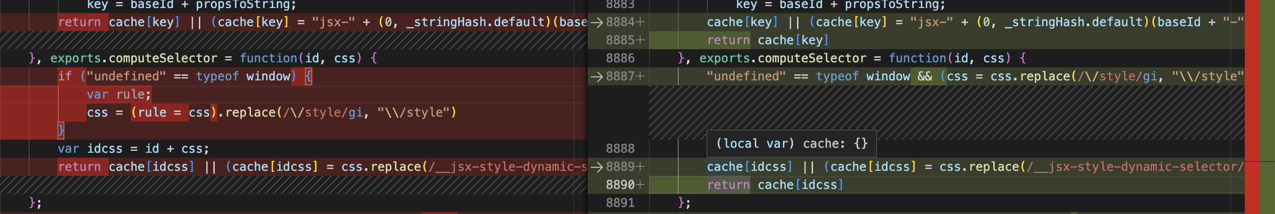 `css = (rule = css)` should be optimized · Issue #5688 · swc-project/swc · GitHub