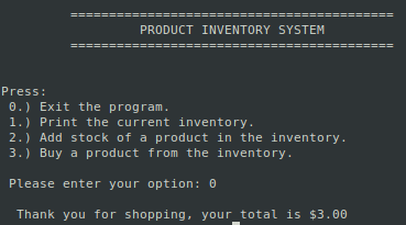 GitHub - AhsanHaleem/Inventory_Management_System: This program will ...