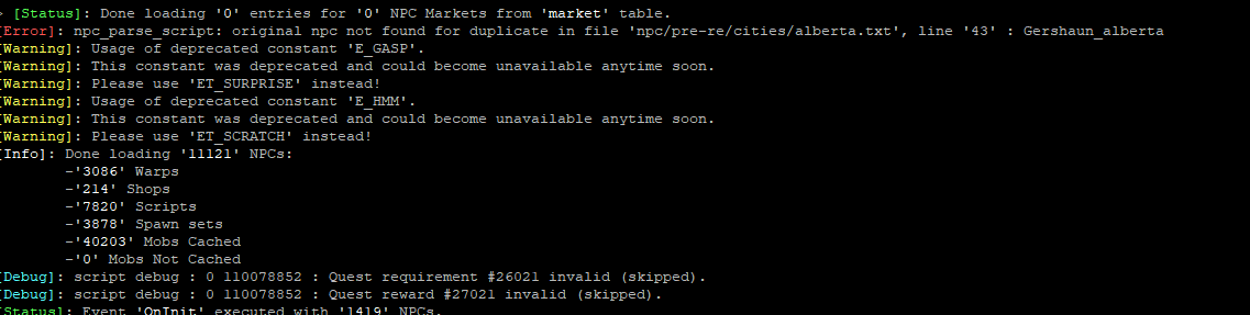 Missing line marker on a warning · Issue #5979 · rathena/rathena · GitHub