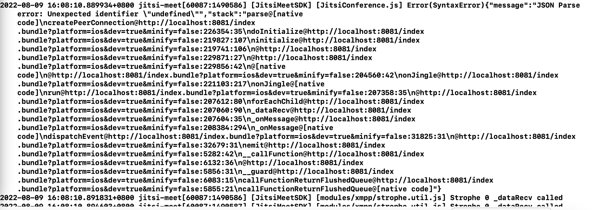 Integrating lib-jitsi-meet to react-native fails · Issue #2089 · jitsi/lib-jitsi-meet · GitHub