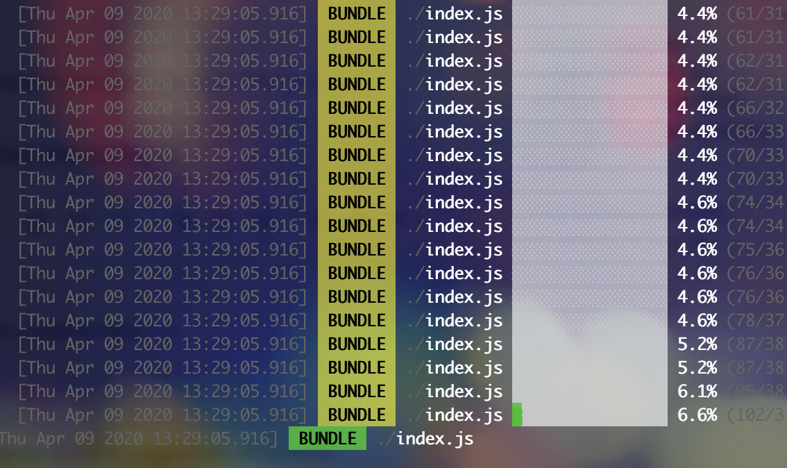 too many indicator of bundle progress when the first time loading js · Issue #1104 · react ...