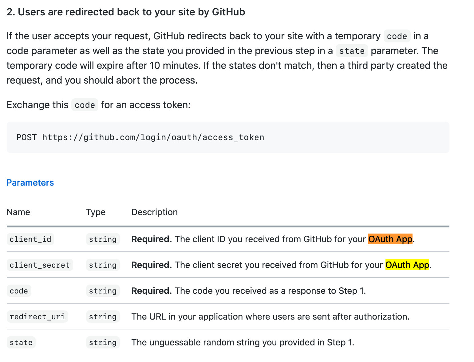 Typo On Authorizing Oauth Apps · Issue 2614 · Githubdocs · Github