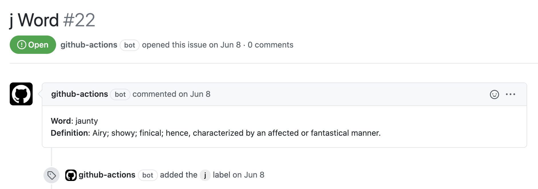 GitHub - imjohnbo/random-word: GitHub Action that chooses a new random ...