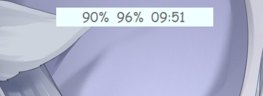 GitHub - Waterticket/BatteryOverlay: 윈도우 최상단에 배터리와 시간을 표시해주는 프로그램
