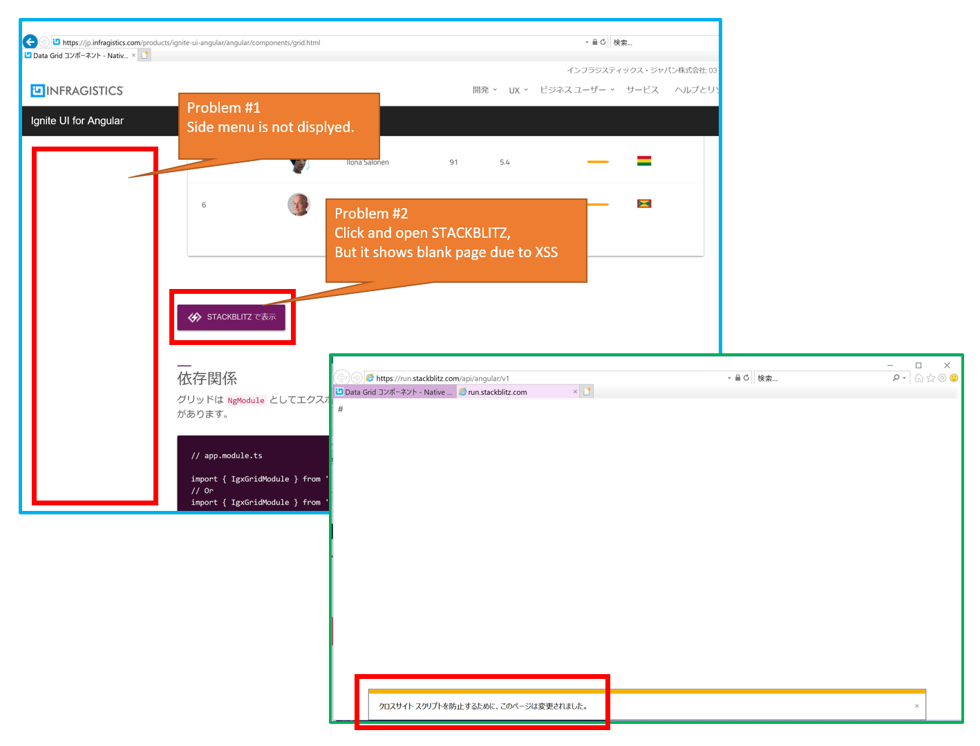 Problems In Jp Web Page Ignite Ui For Angular Demo · Issue 271 · Igniteuiigniteui Docfx