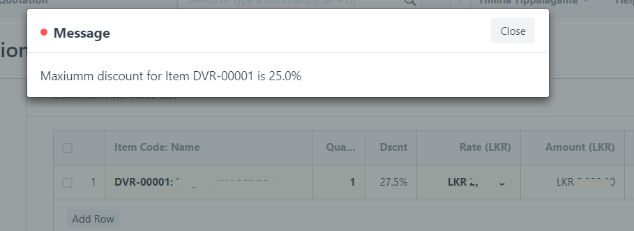 Bug - Pricing rule discount conflicting with item discount · Issue #10372 · frappe/erpnext · GitHub