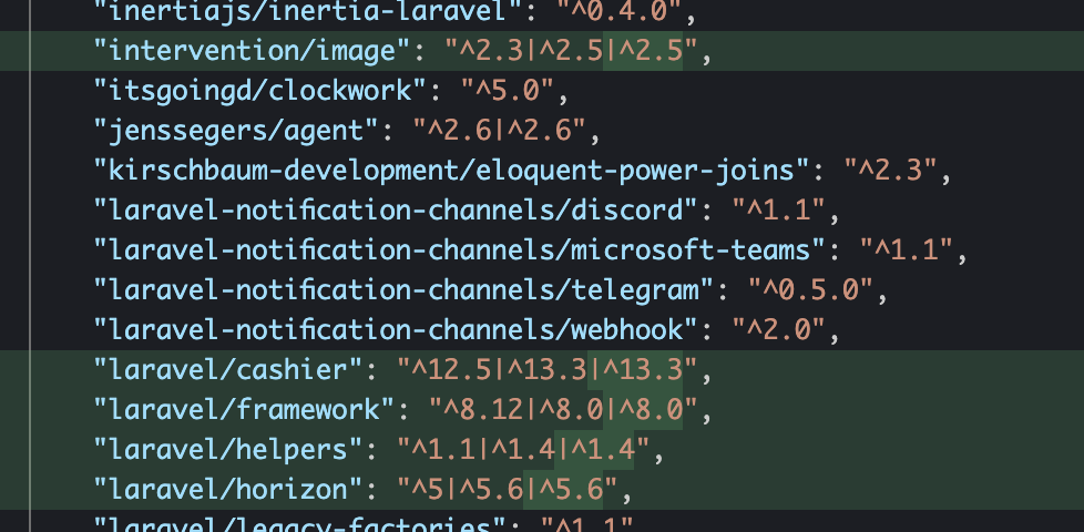 Bump Laravel Package Dependencies can append duplicate constraints · Issue #10 · laravel-shift ...
