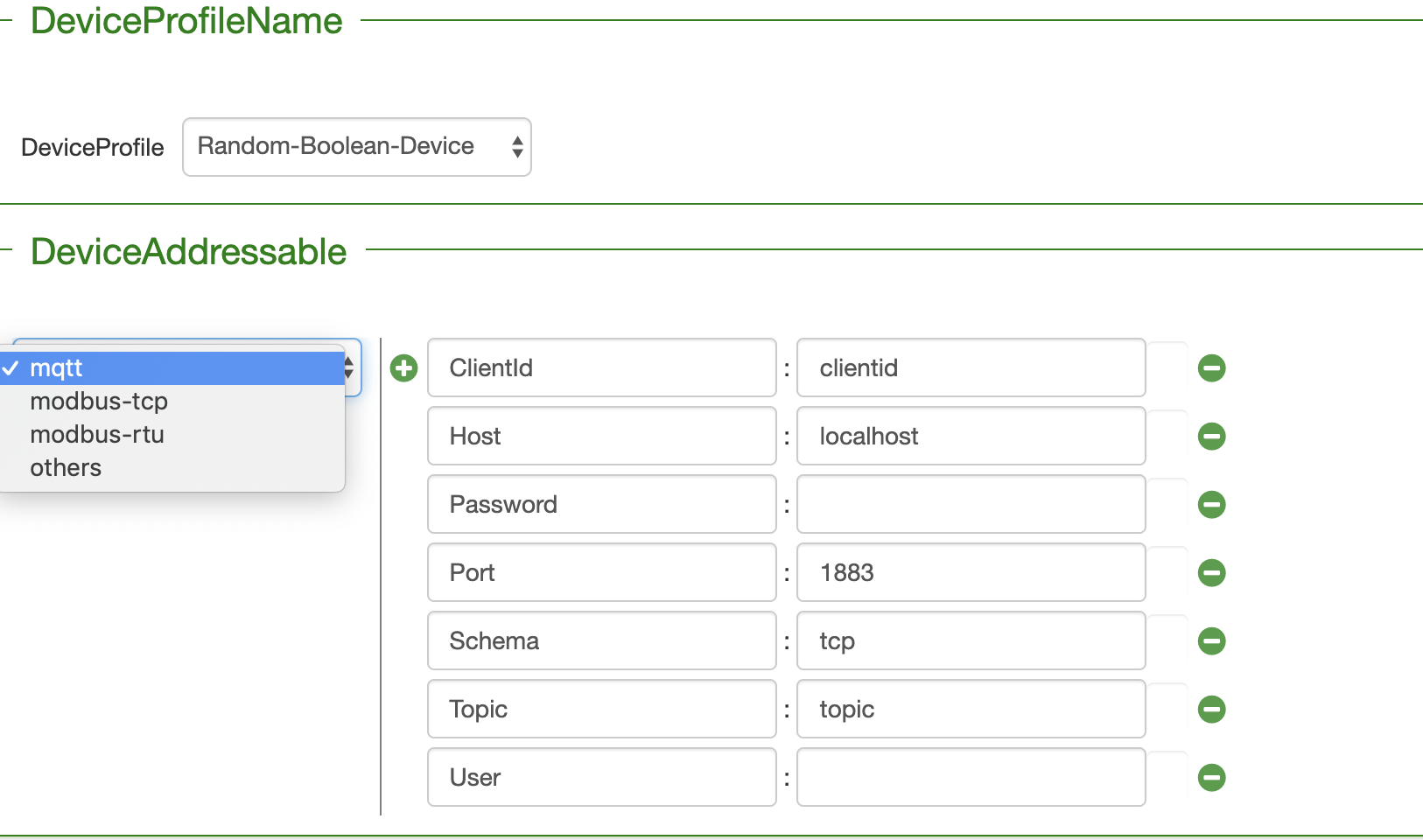 使用ui添加设备成功，可以上传数据，但是send get和set 都不成功 · Issue #144 · edgexfoundry/edgex-ui-go · GitHub