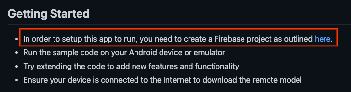 google-services.json is missing · Issue #518 · googlesamples/mlkit · GitHub