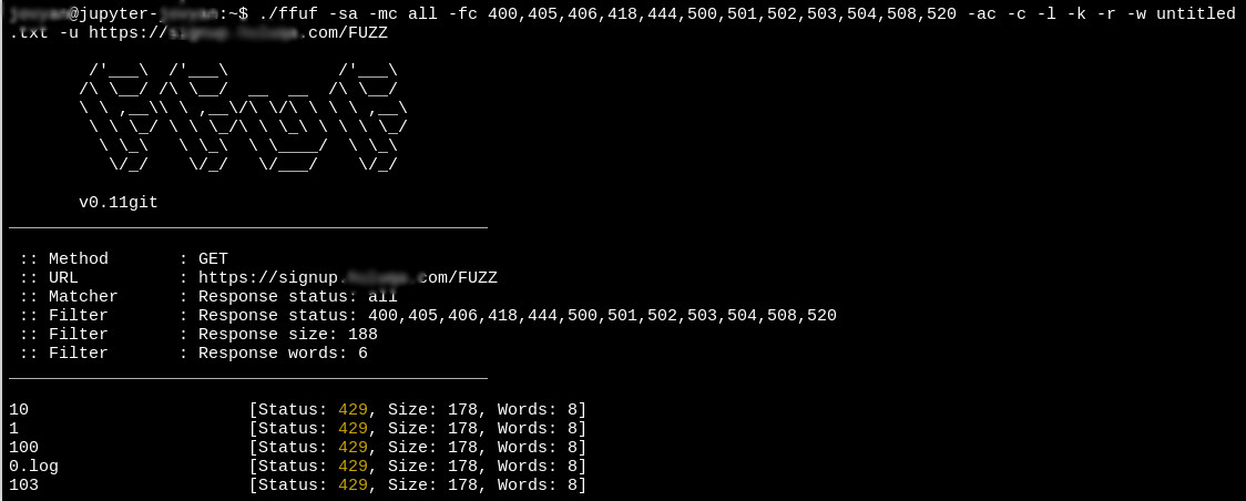 [request] stop probes on receiving a lot of 429 status code · Issue #83 · ffuf/ffuf · GitHub