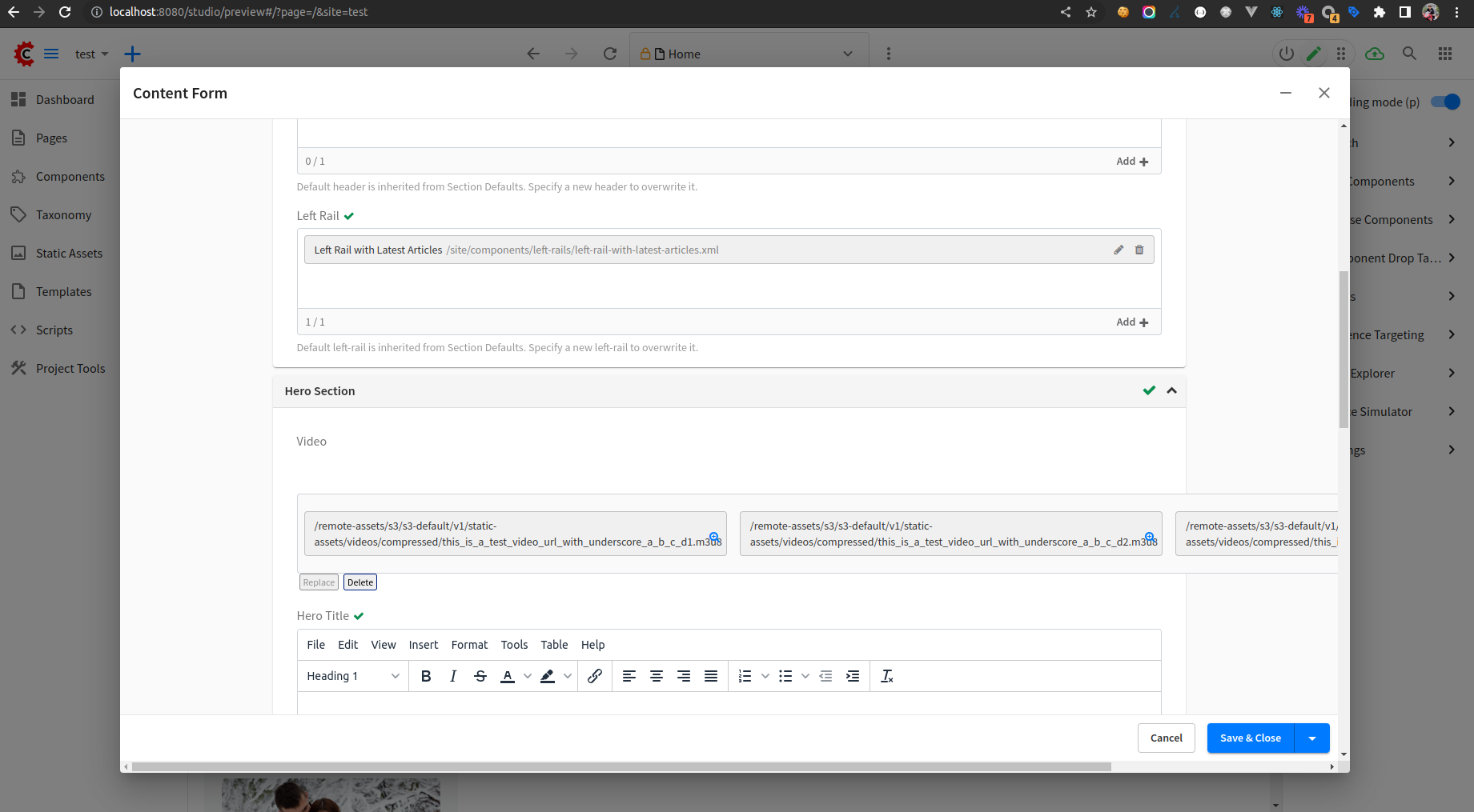 [studio-ui] Correct style for Video Transcode form control · Issue #5935 · craftercms/craftercms ...